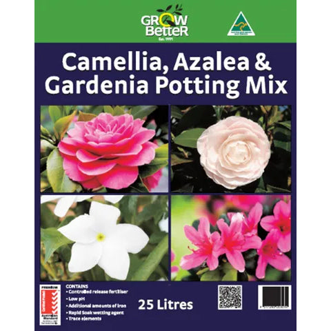 Camellia, Azalea, & Gardenia Potting Mix 25L – Gardenworld